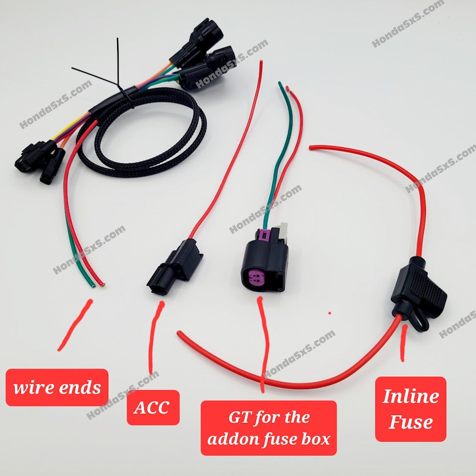 Pioneer 1000, accessory switch wire harness conversion kit. - The Honda SxS Club!