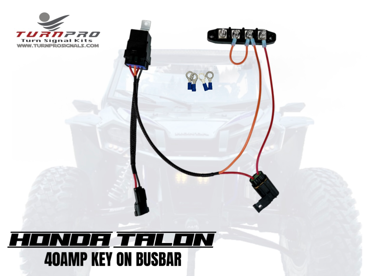 Honda Talon Under Hood “Keyed On” 40AMP Power Bus Bar- By TurnPro - The ...