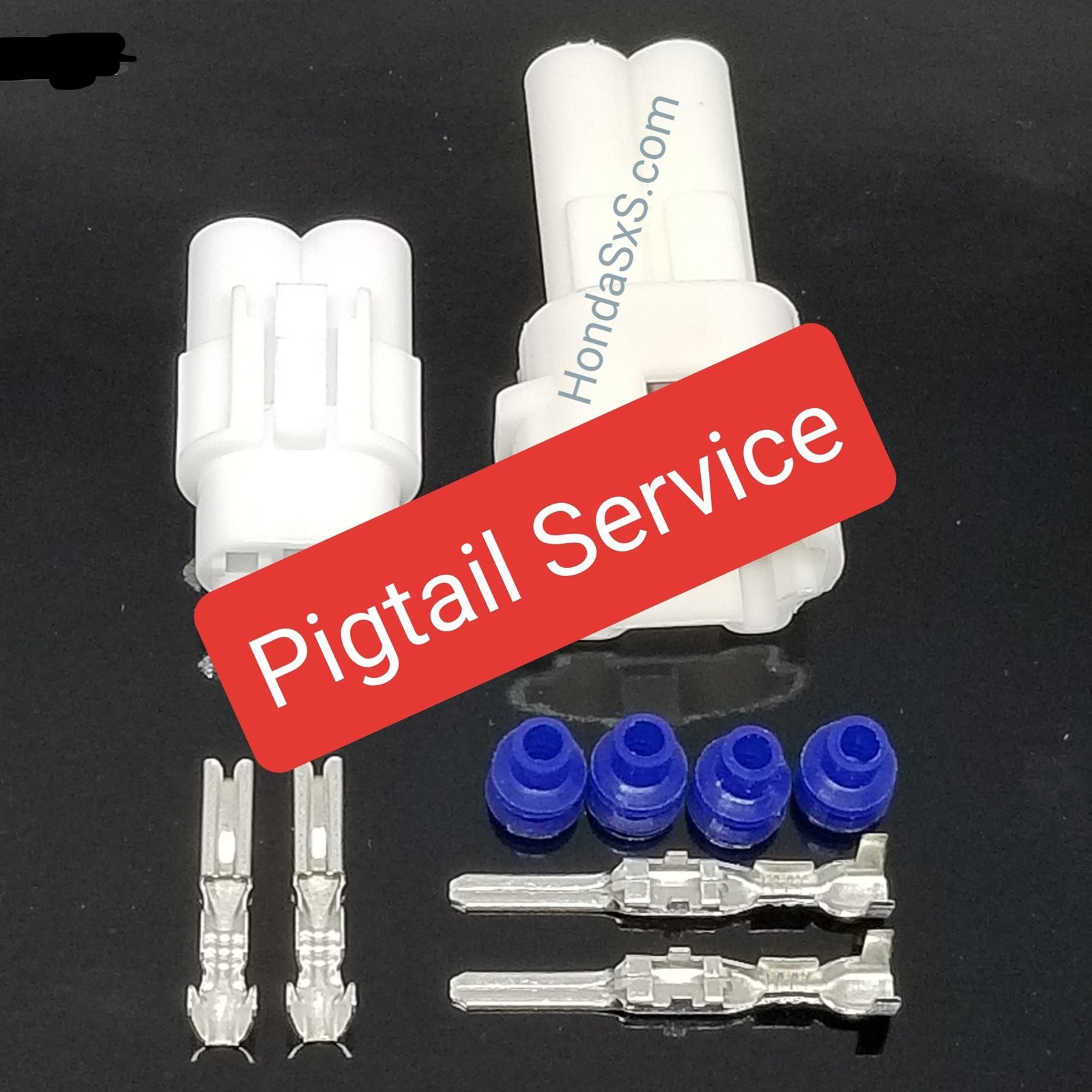 MT2 - 2 Pin Male & Female Plug Connector Set for Honda UTV, SxS, ATV ...