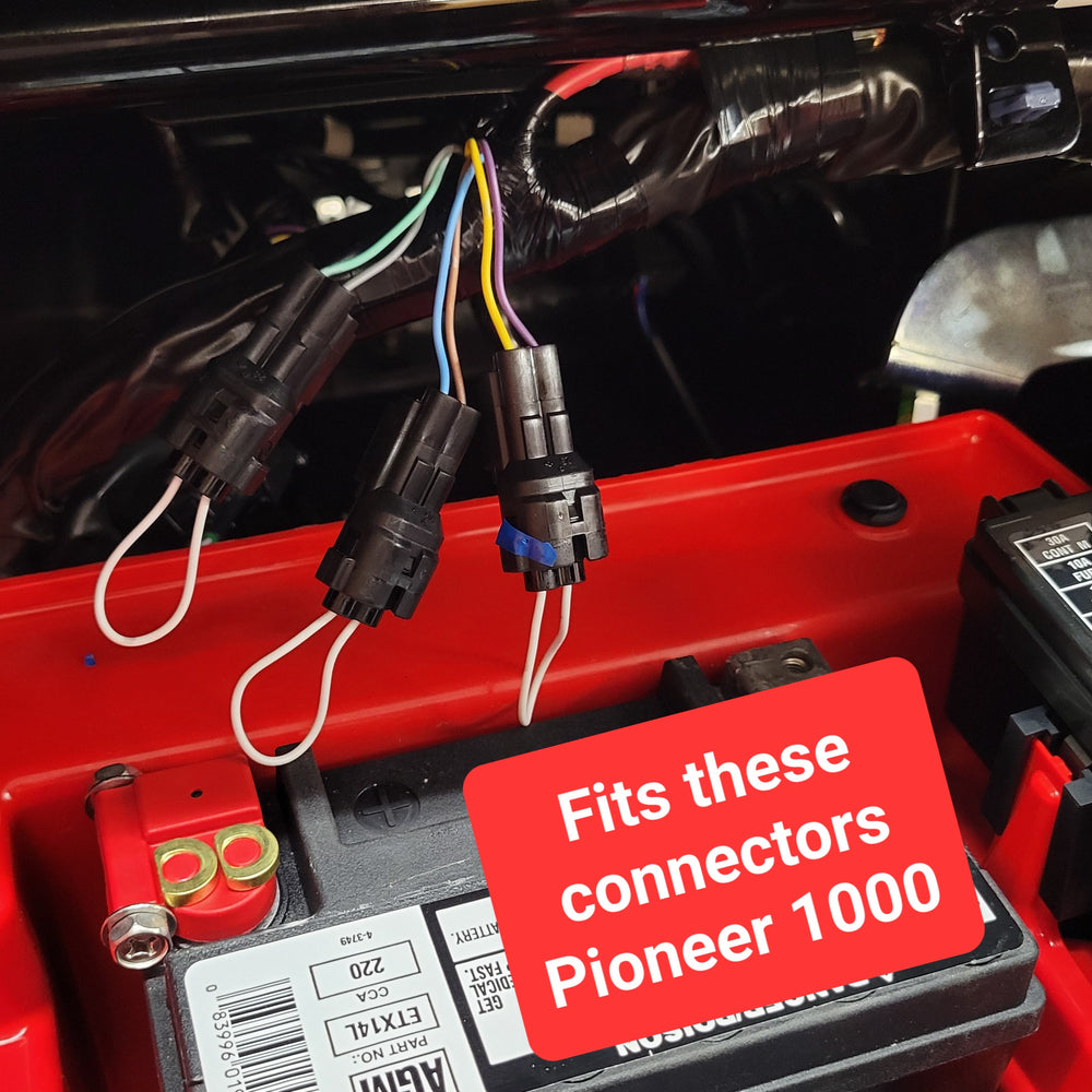 Pioneer 1000, accessory switch wire harness conversion kit. - The Honda ...